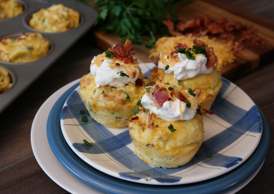Baked Mashed Potato Cups Recipe From Smith's » Smith Dairy